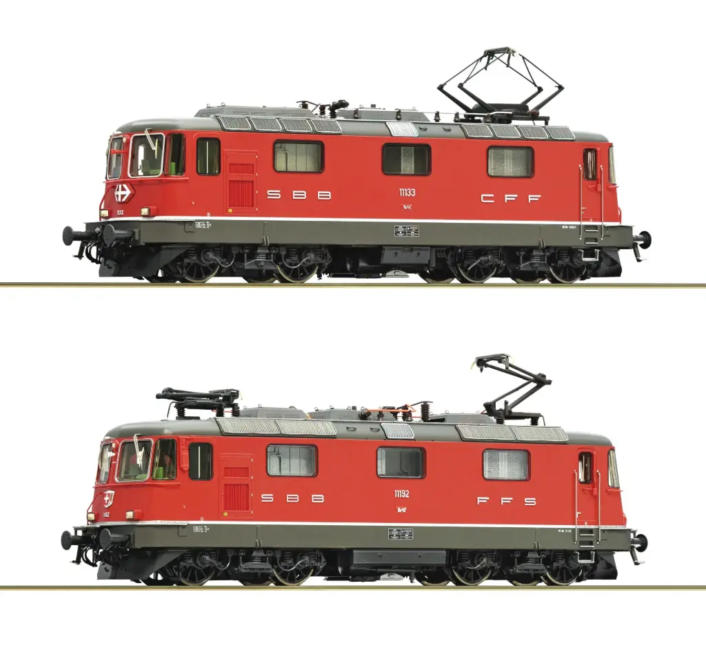 Roco : Coffret de 2 locomotives électriques Re 4/4 II 11133 │ Re 4/4 II ...